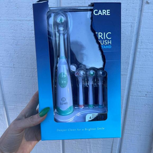 Other | Nwt Lomicare Electronic Toothbrush 4 Brush Heads1 Stand | Poshmark